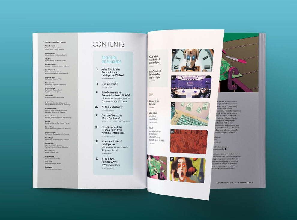 Artificial Intelligence (Skeptic Magazine Vol. 29 No. 1) – Shop Skeptic